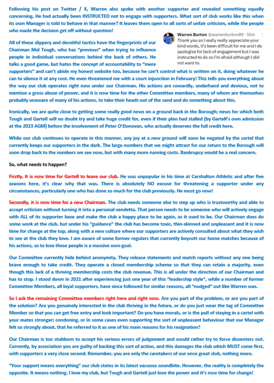 EPSOM AND EWELL FC - Your one stop resource